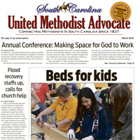 March Advocate now online - South Carolina UMC