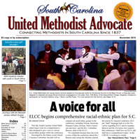 November Advocate newspaper now online - South Carolina UMC