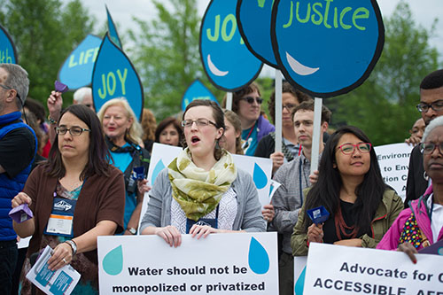 United Methodist Women gather for clean water rally at General ...